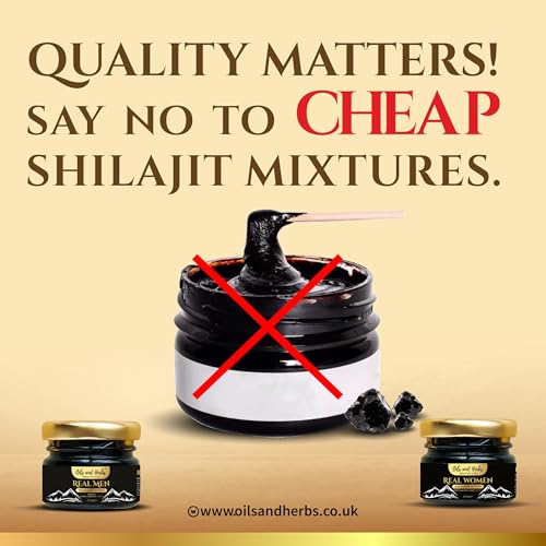 Shilajit resin with natural nutrients