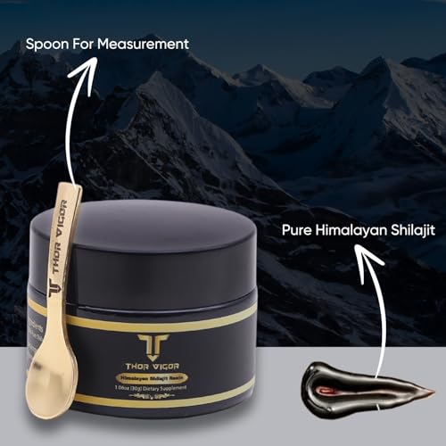 shilajit resin with spoon included