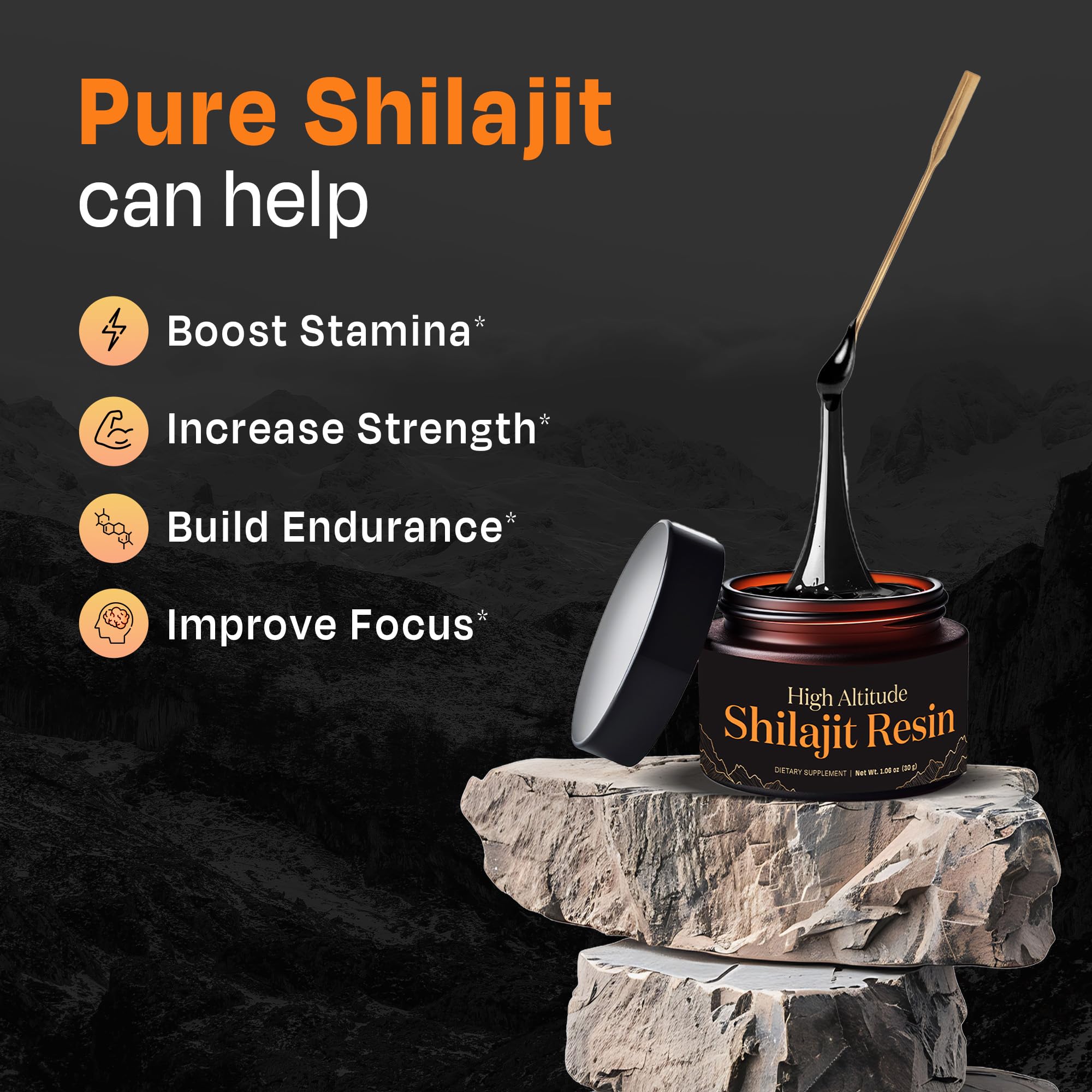 shilajit rock included with purchase