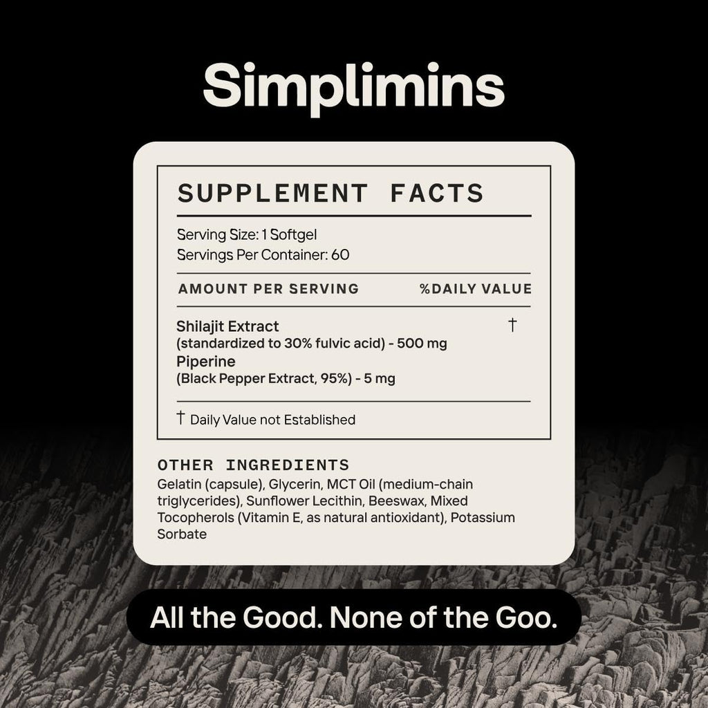 shilajit softgels for active lifestyle