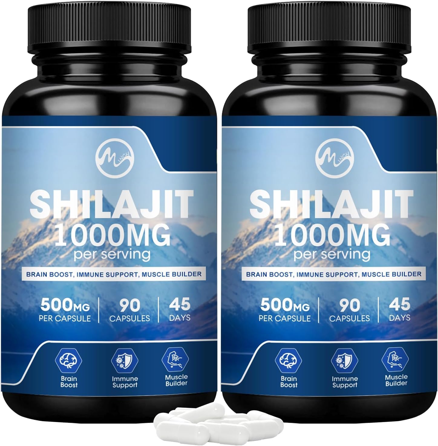 Shilajit supplement capsules for energy