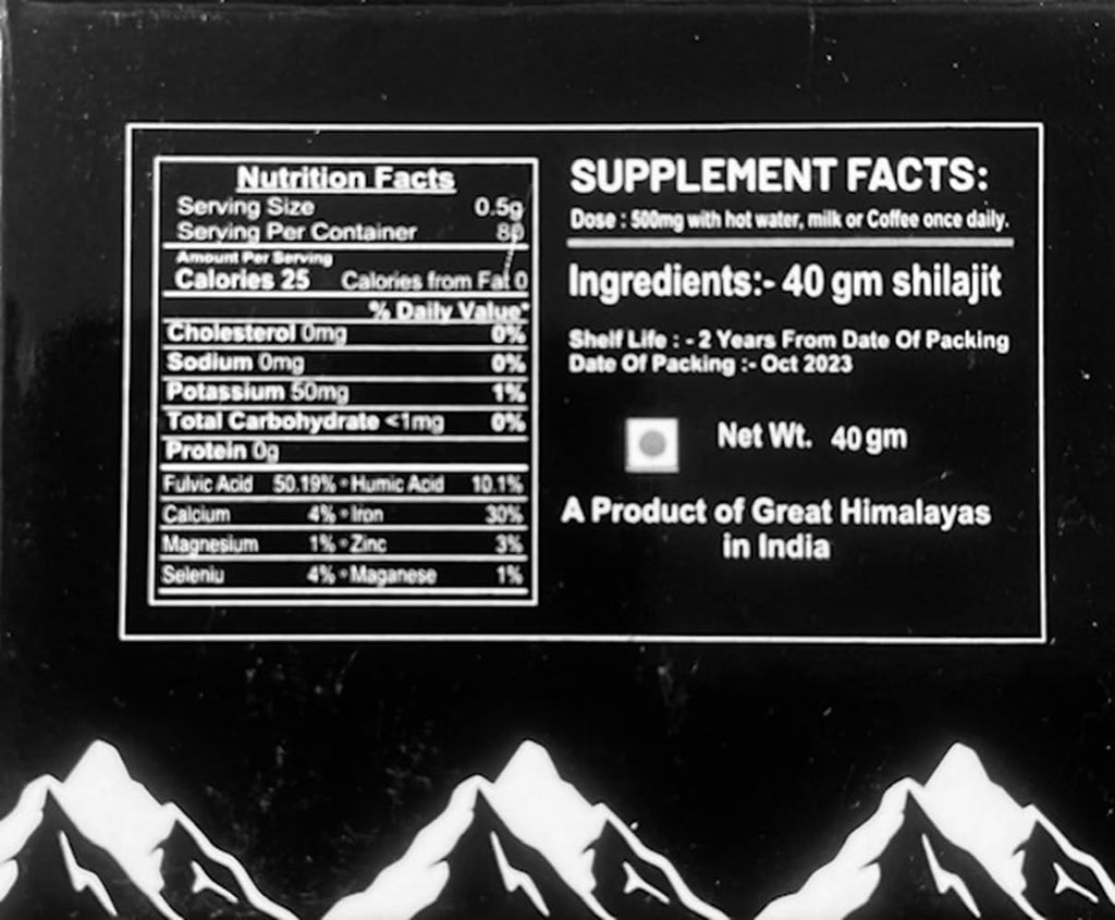 shilajit supplement for active lifestyle