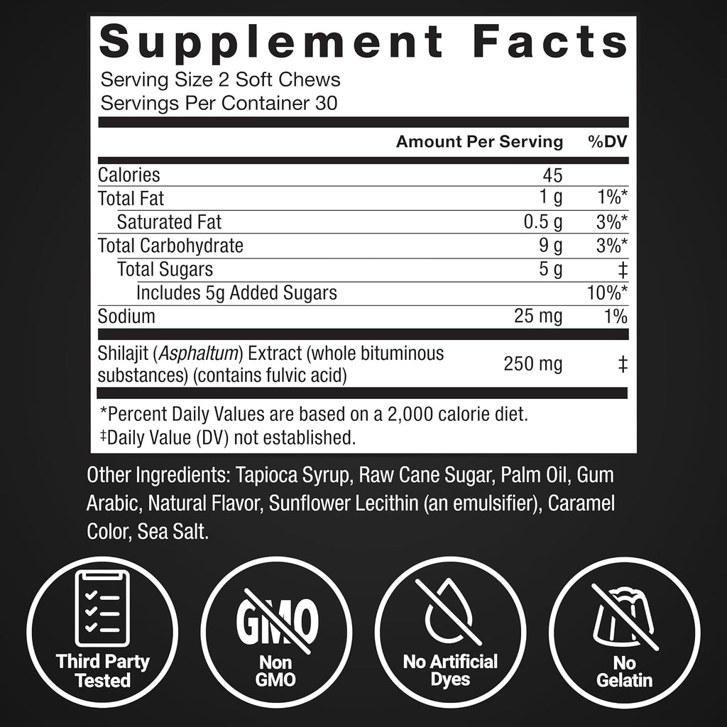 shilajit supplement for daily health