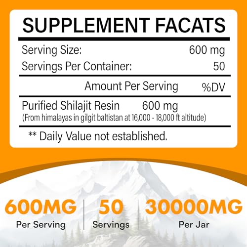 Shilajit supplement for enhanced immunity