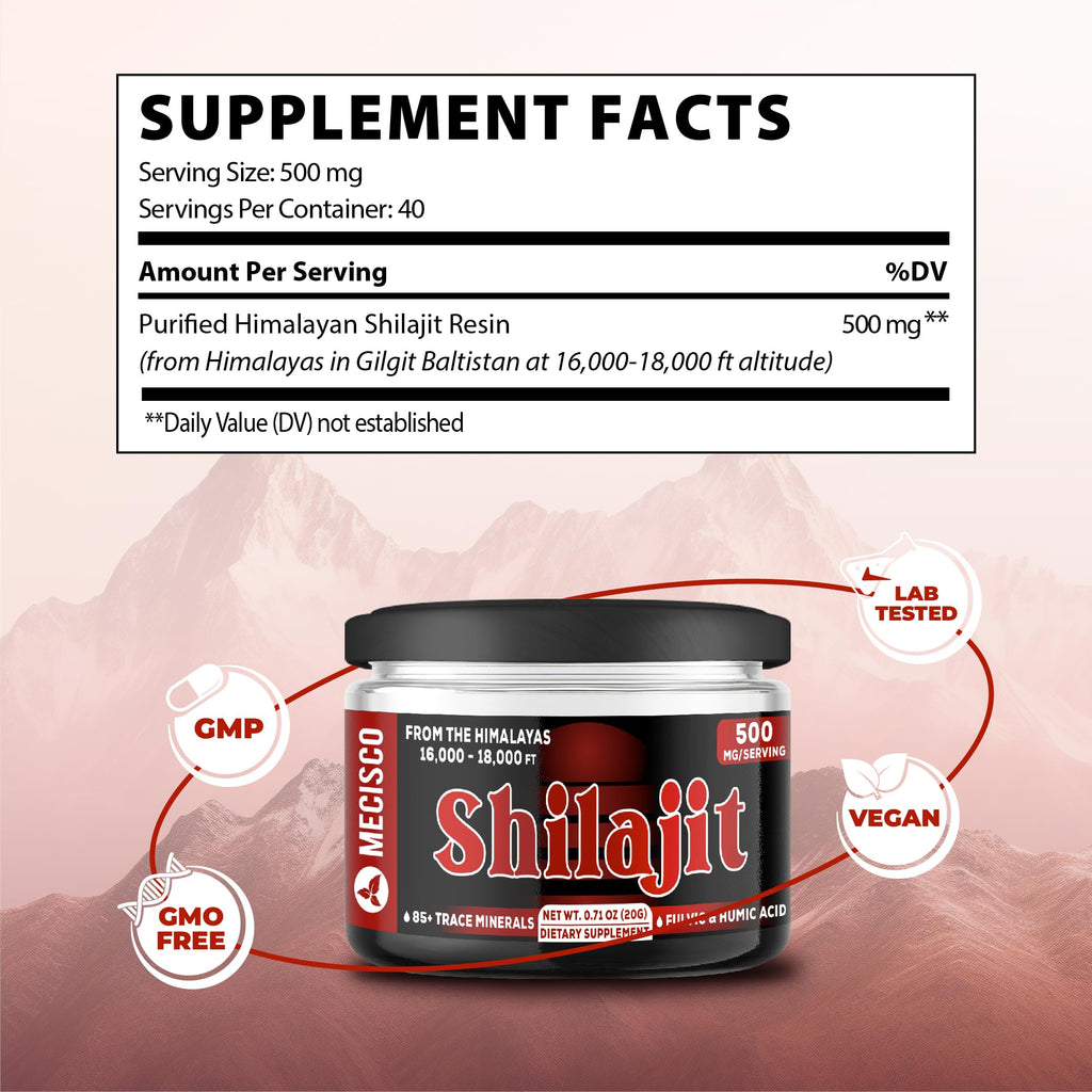 Shilajit supplement for immunity