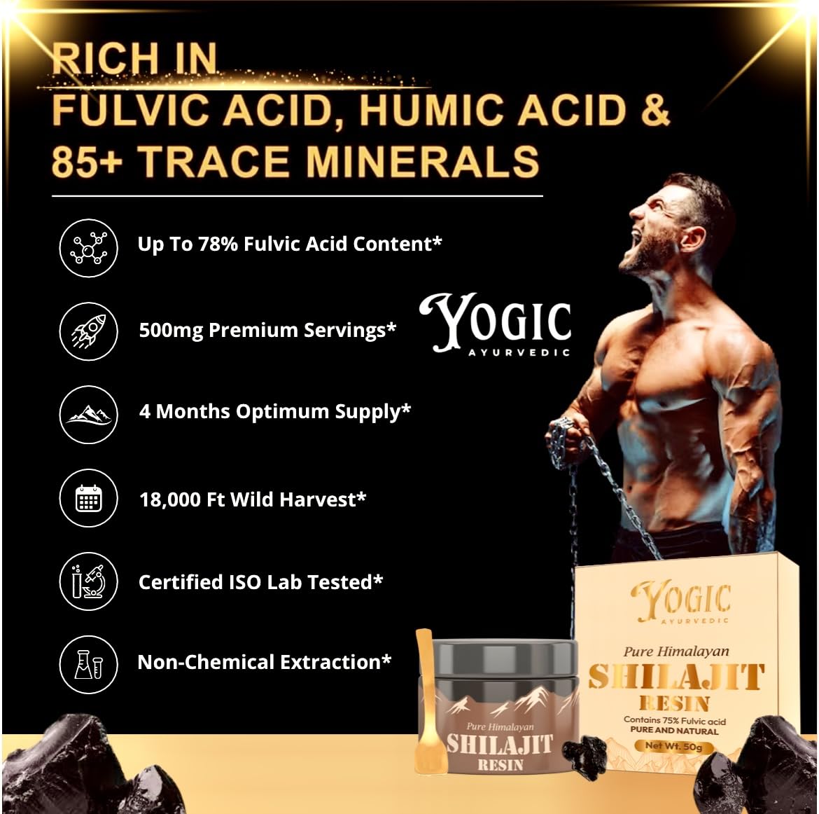 Shilajit supplement for men and women