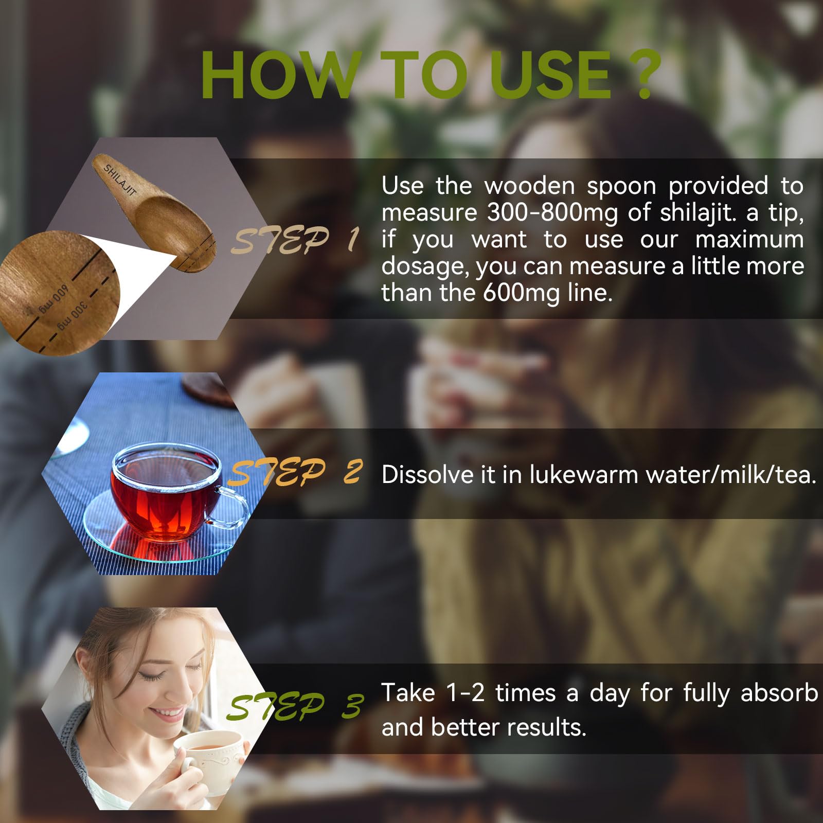 Shilajit supplement for overall wellness