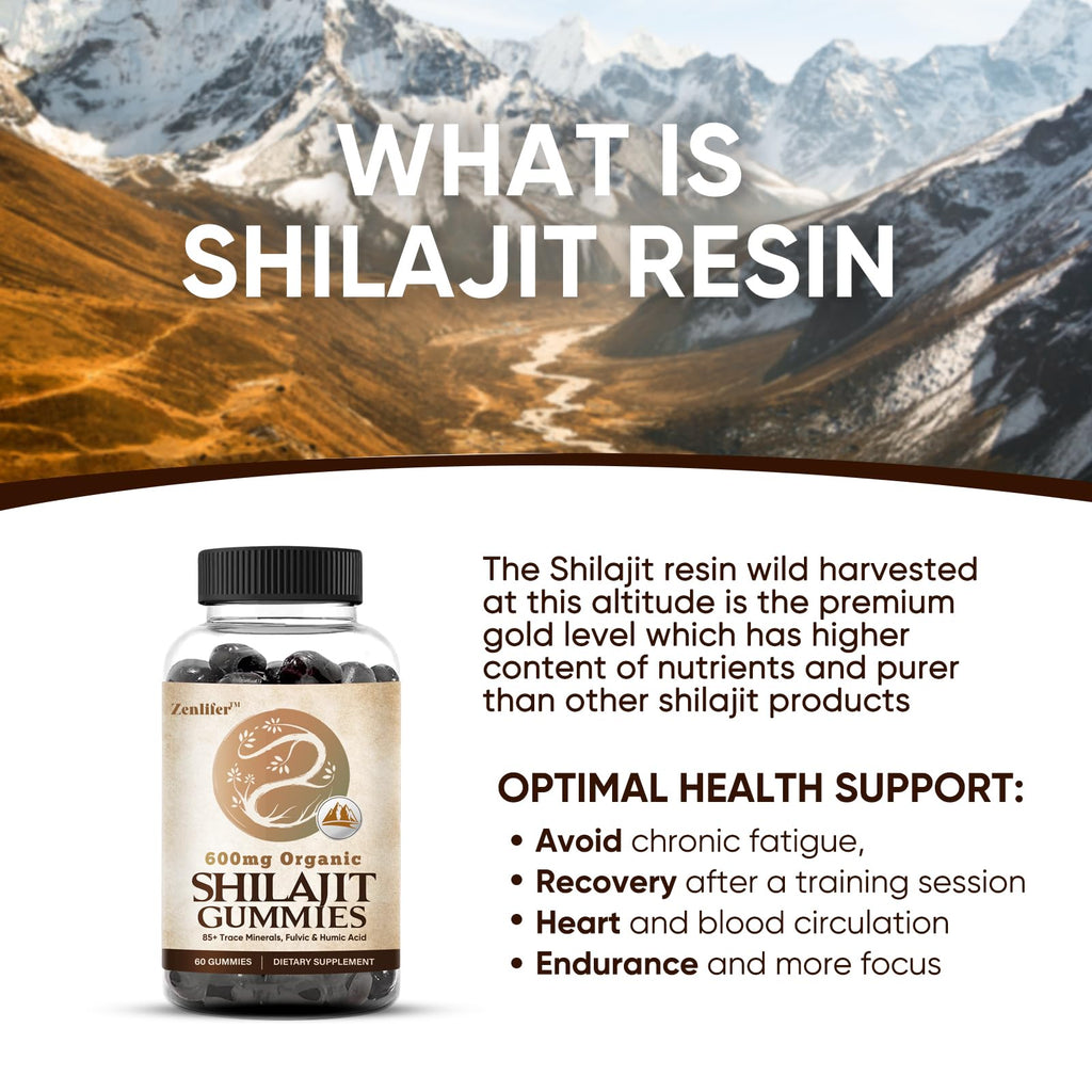 shilajit supplement with 85+ trace minerals