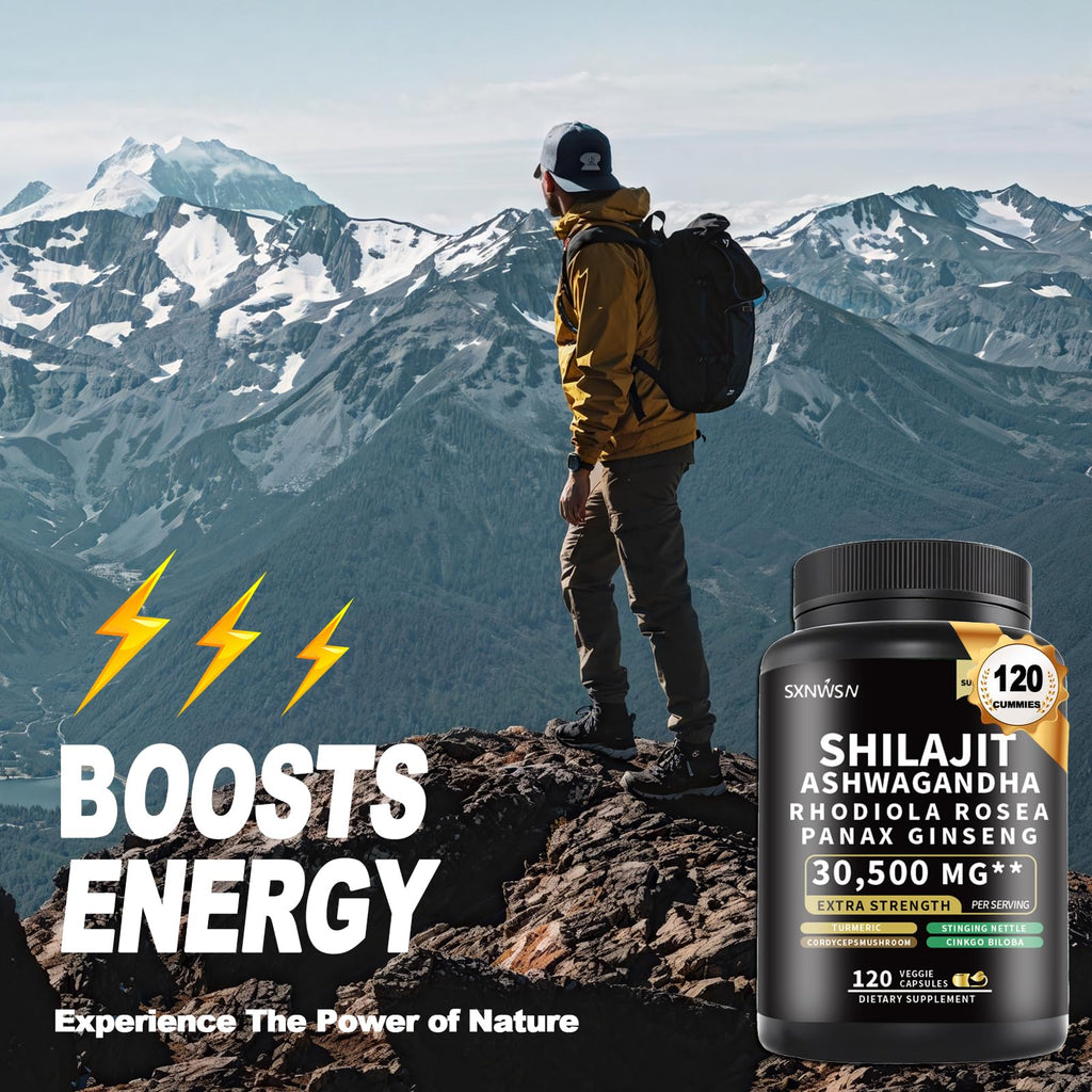 Shilajit supplement with black seed oil