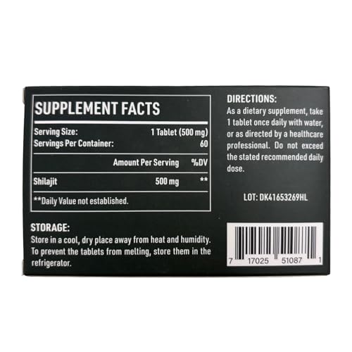 shilajit tablets for daily nutrition
