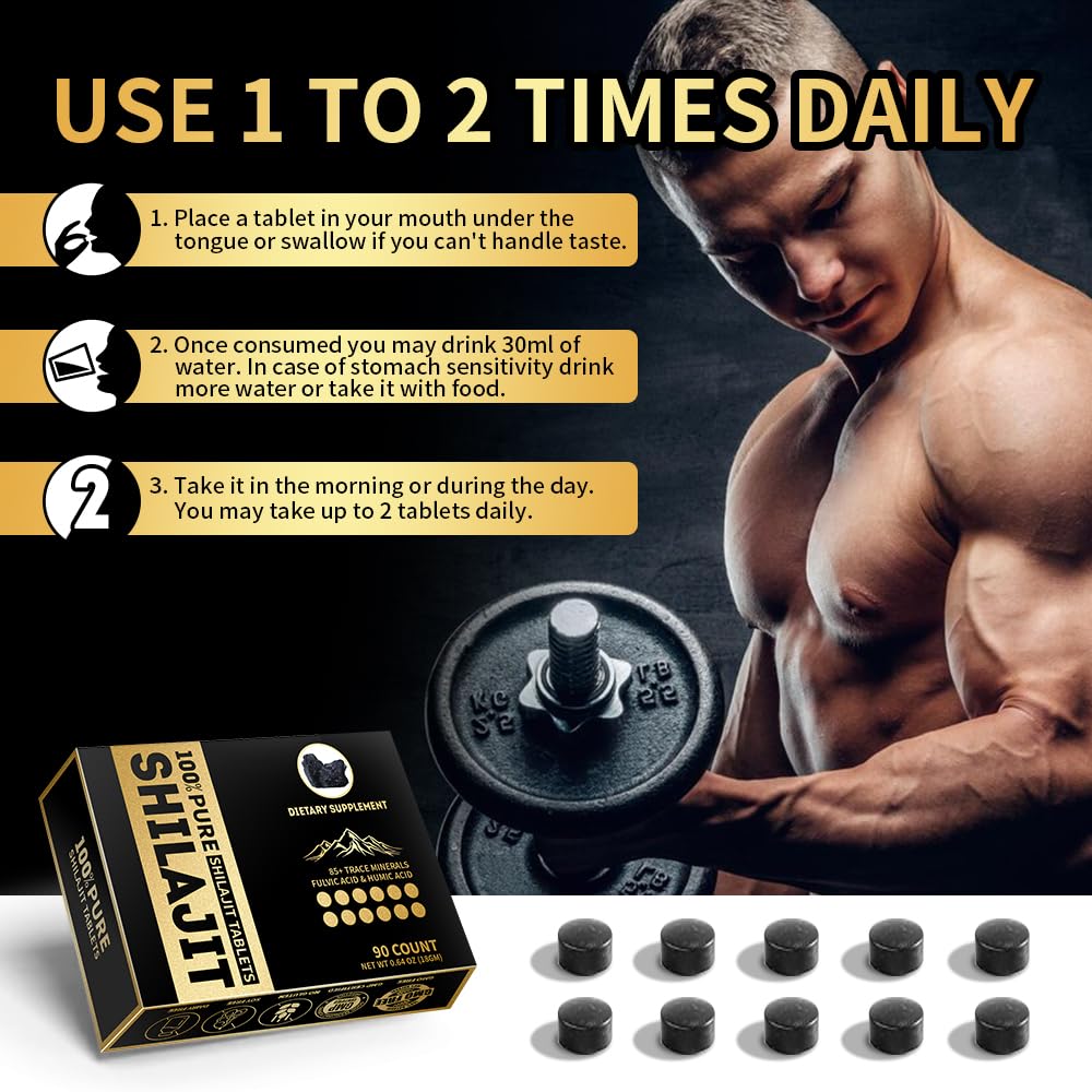 Shilajit tablets for wellness
