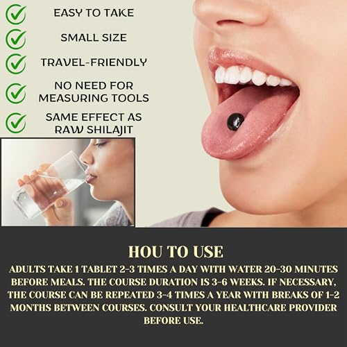 shilajit tablets with 85+ minerals