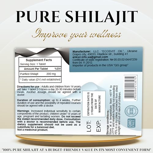 shilajit tablets with trace minerals