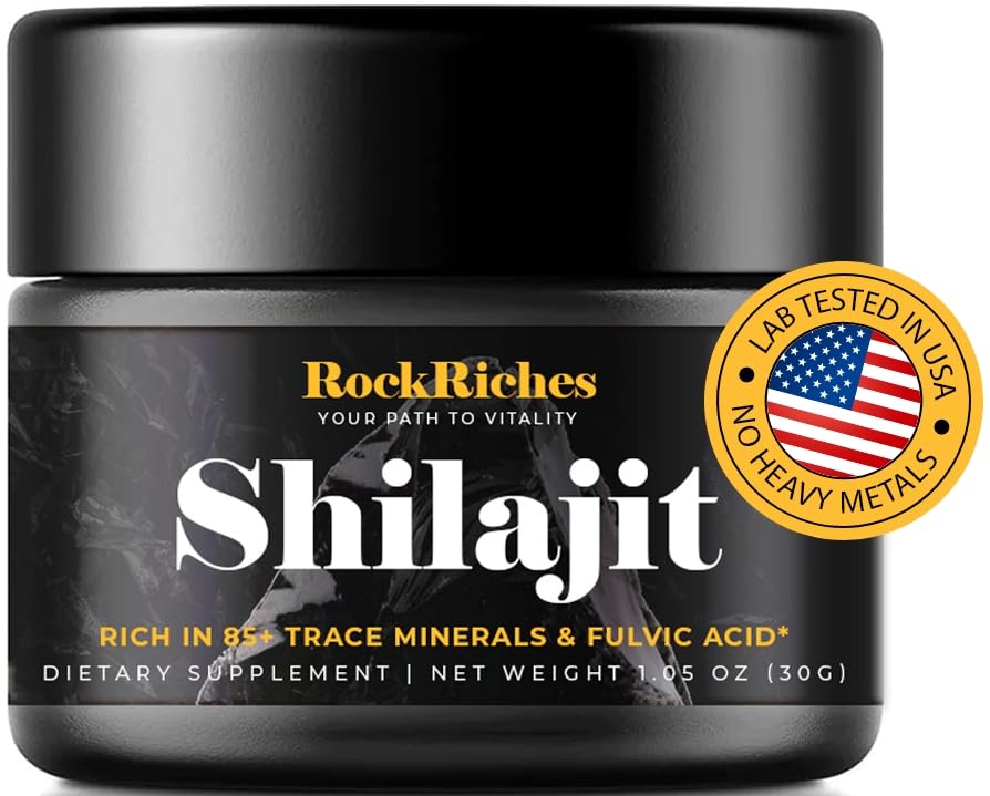 Shilajit trace minerals for energy