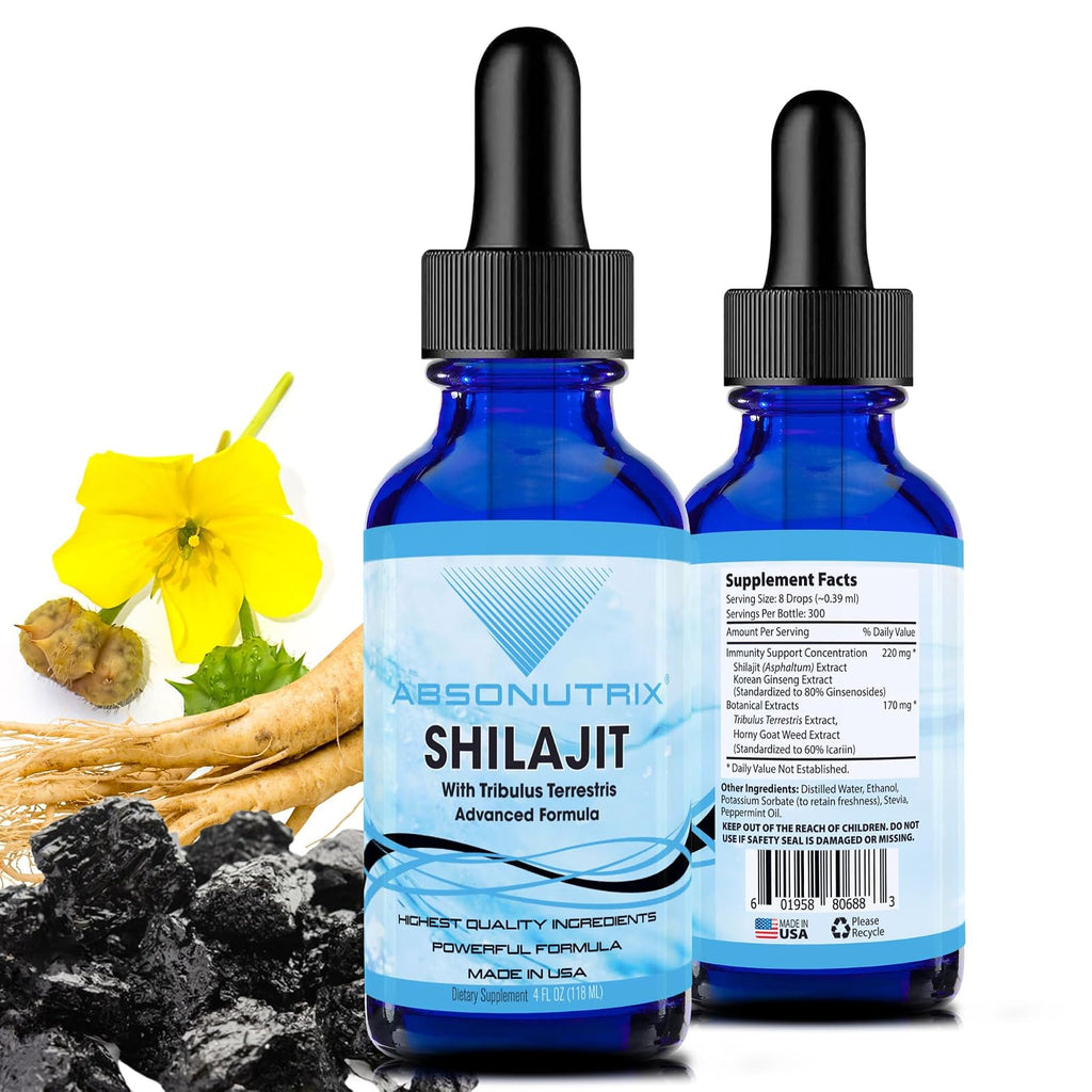 Shilajit Tribulus Terrestris liquid supplement