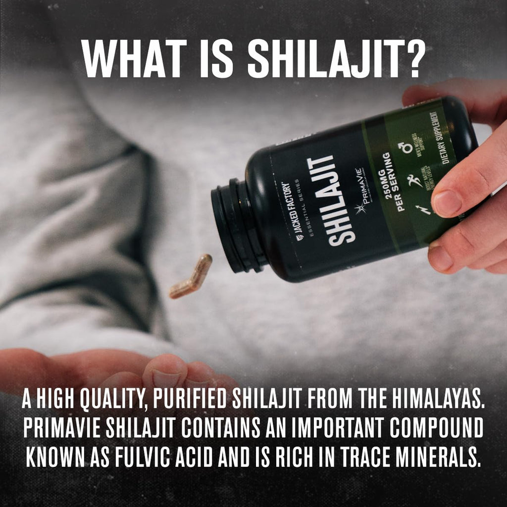 Shilajit veggie capsules for vitality