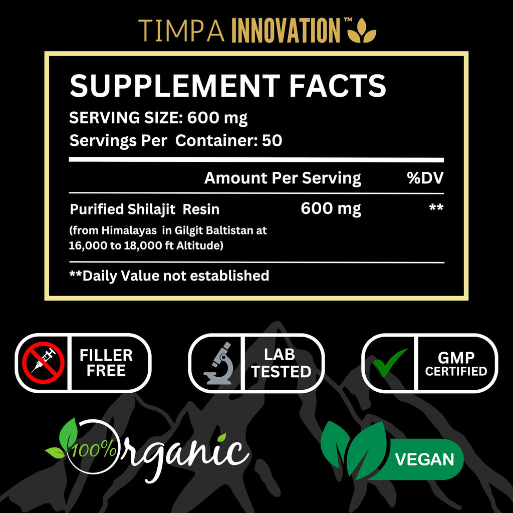 shilajit with 85+ trace minerals