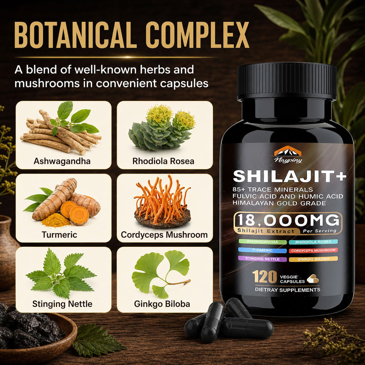 Shilajit with Ashwagandha benefits