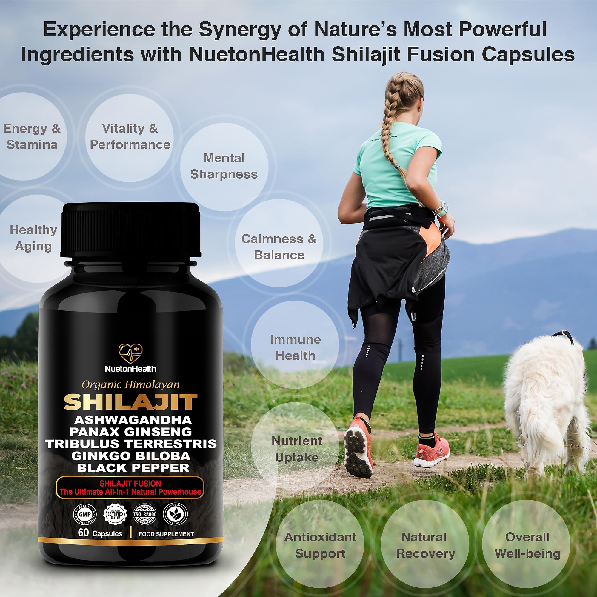 Shilajit with ashwagandha for stress relief