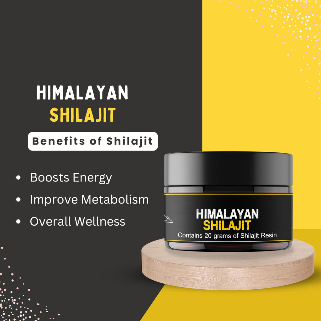 Shilajit with measuring spoon included