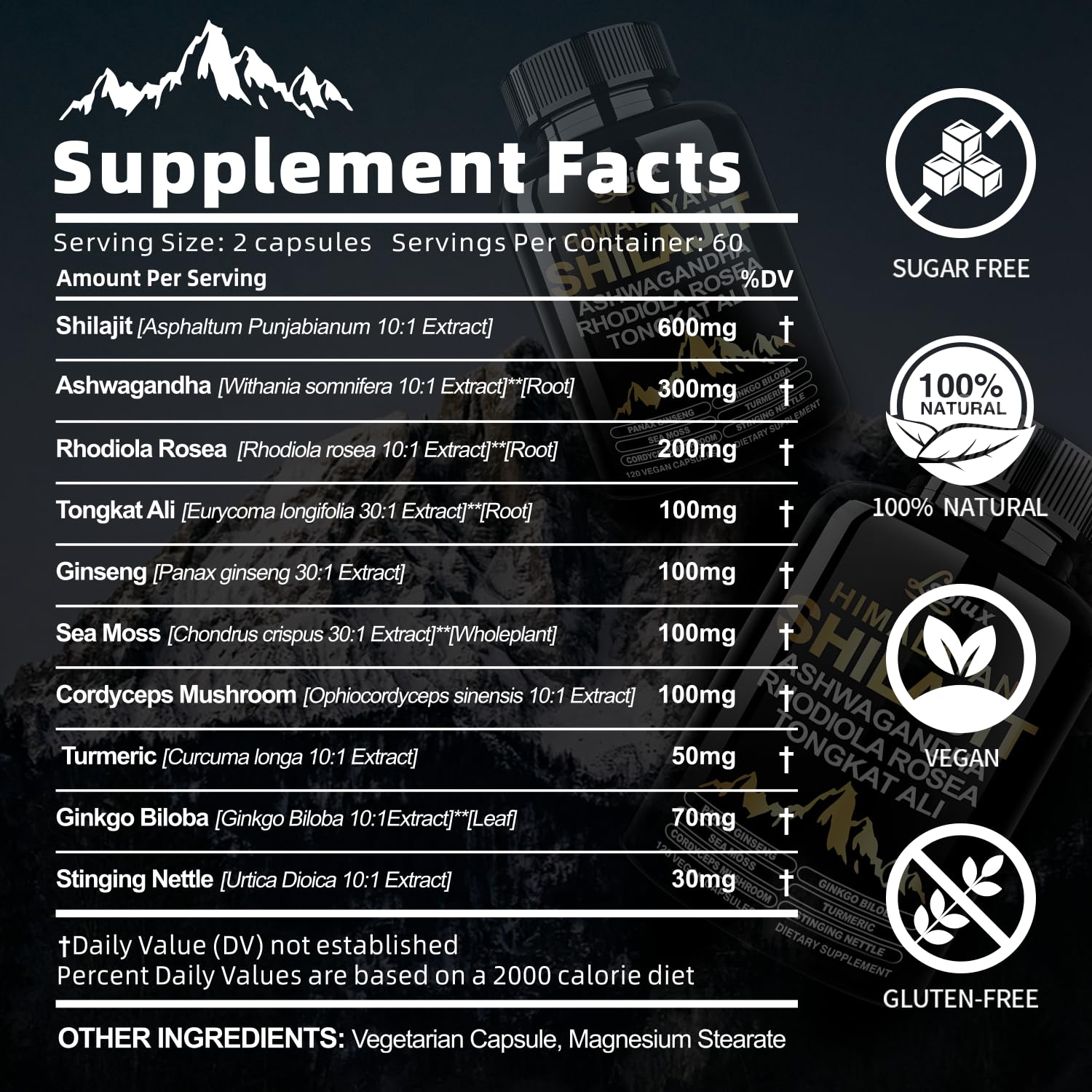 shilajit with tongkat ali for men