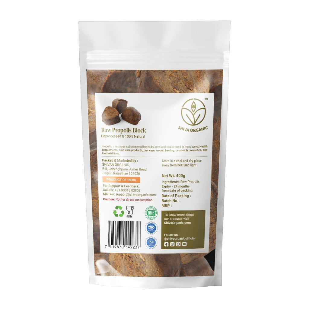 Shiva organic raw propolis block