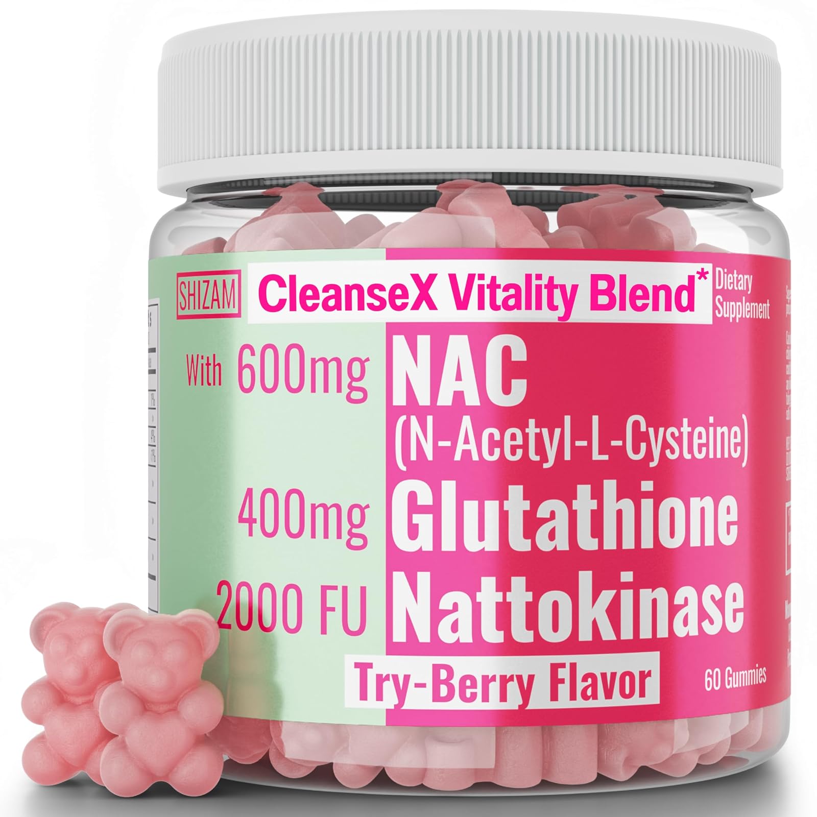 SHIZAM N-Acetyl Cysteine gummy multivitamin