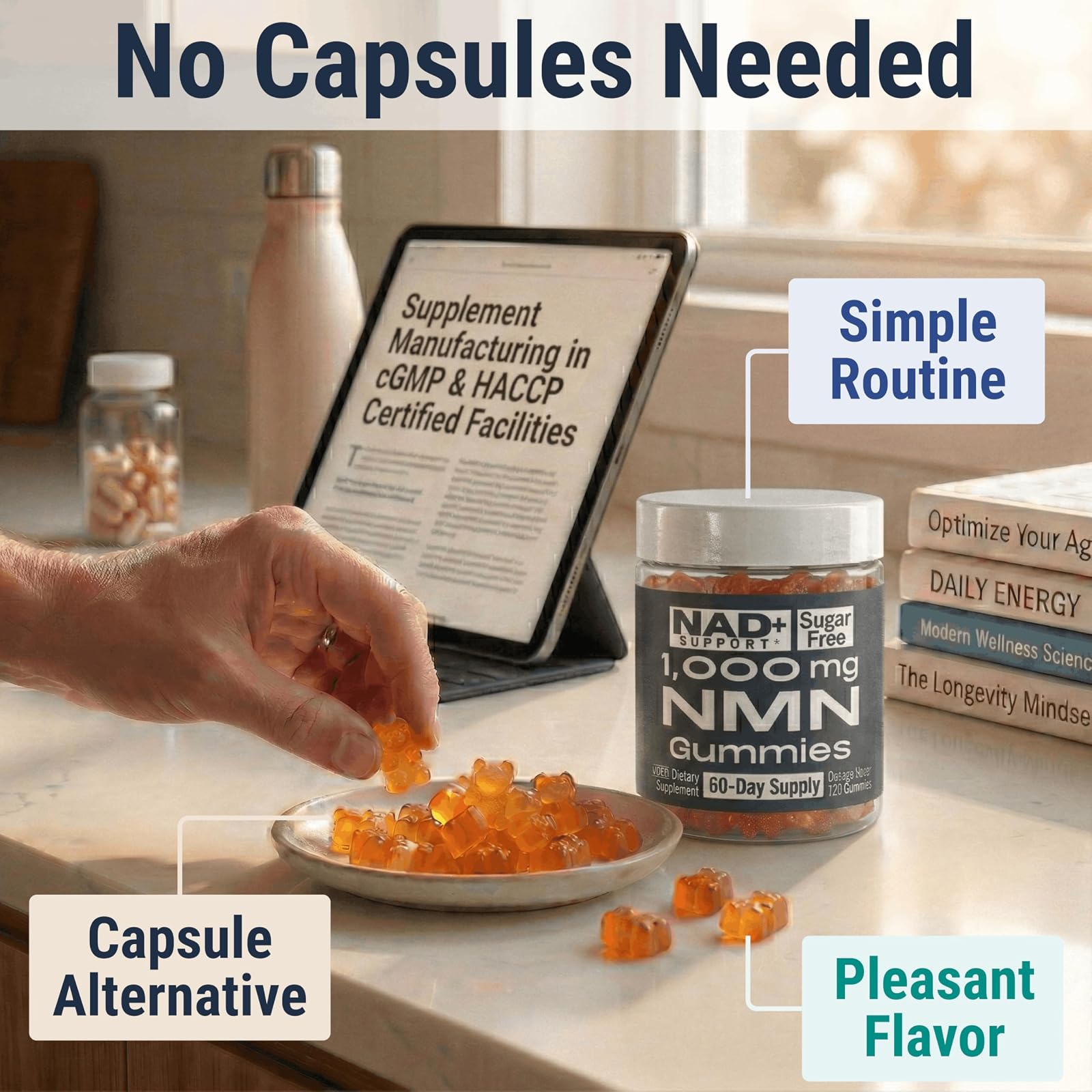 SHIZAM NAD+ support gummies