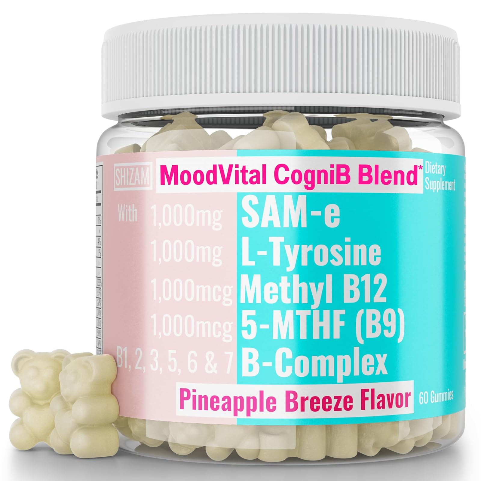 SHIZAM vitamin B complex gummies