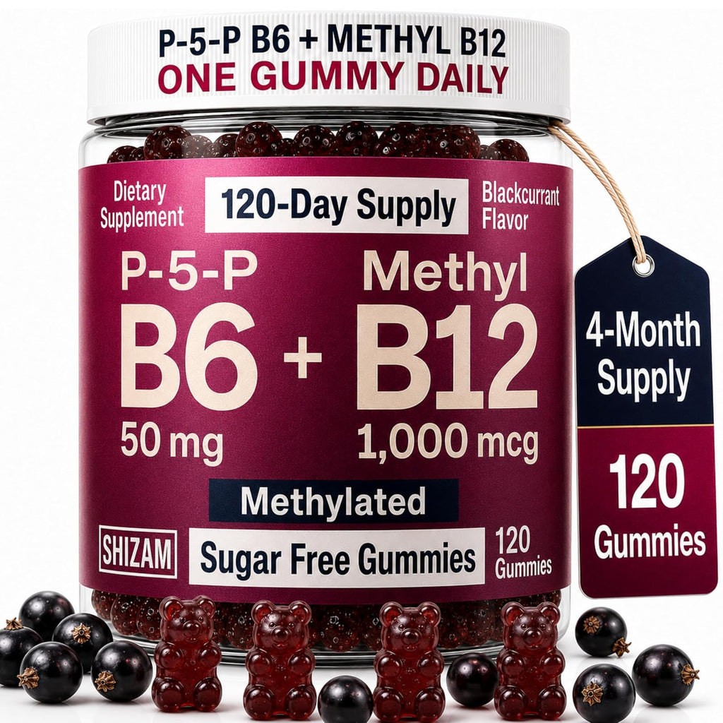 SHIZAM Vitamin B6 gummies for energy