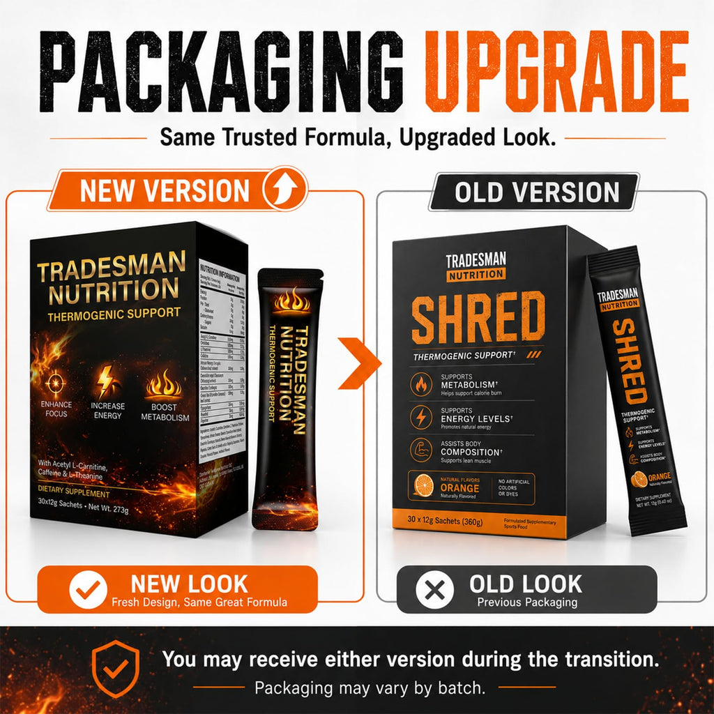 Shred energy supplement for active lifestyle