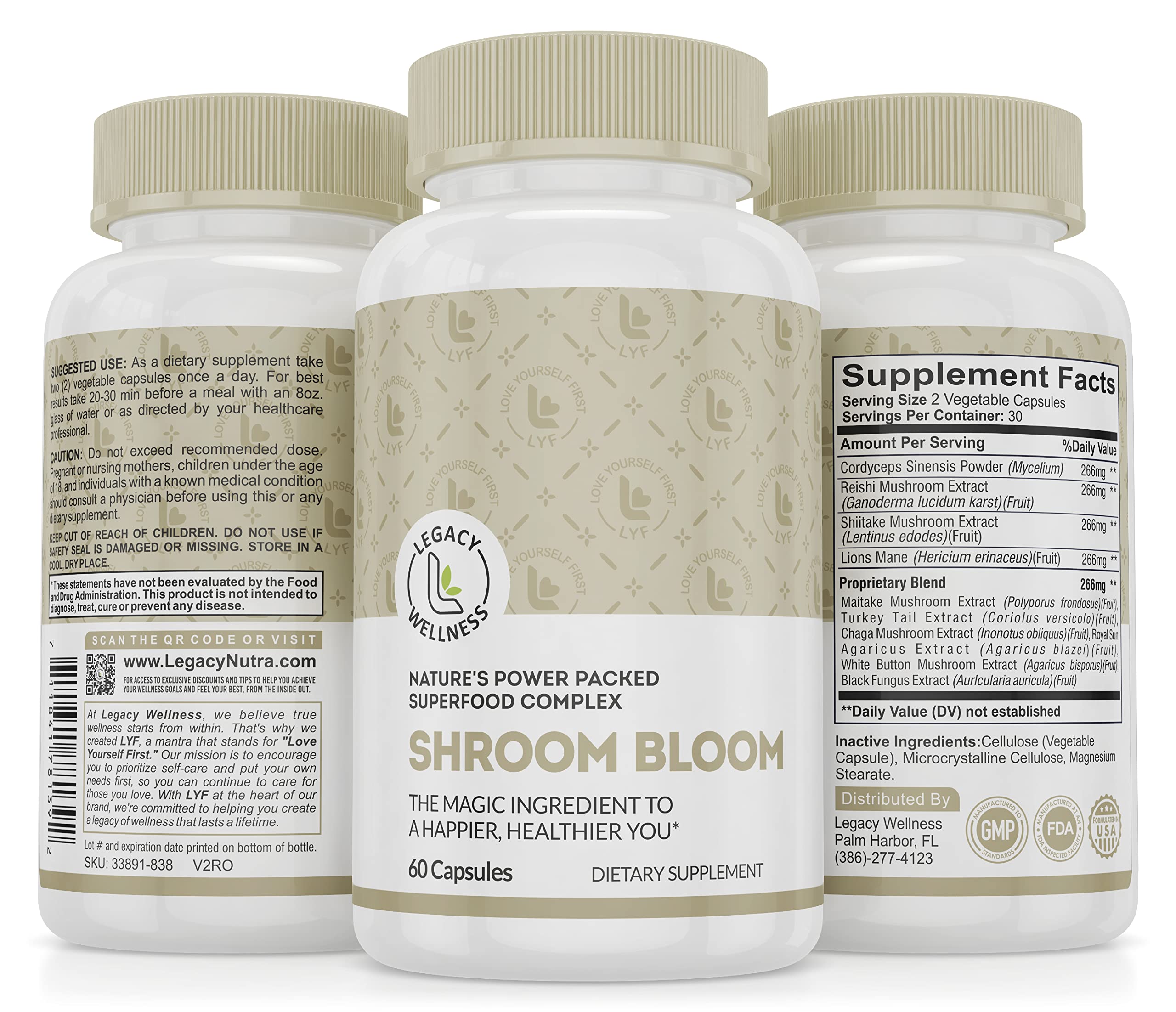 Shroom Bloom mushroom supplement benefits