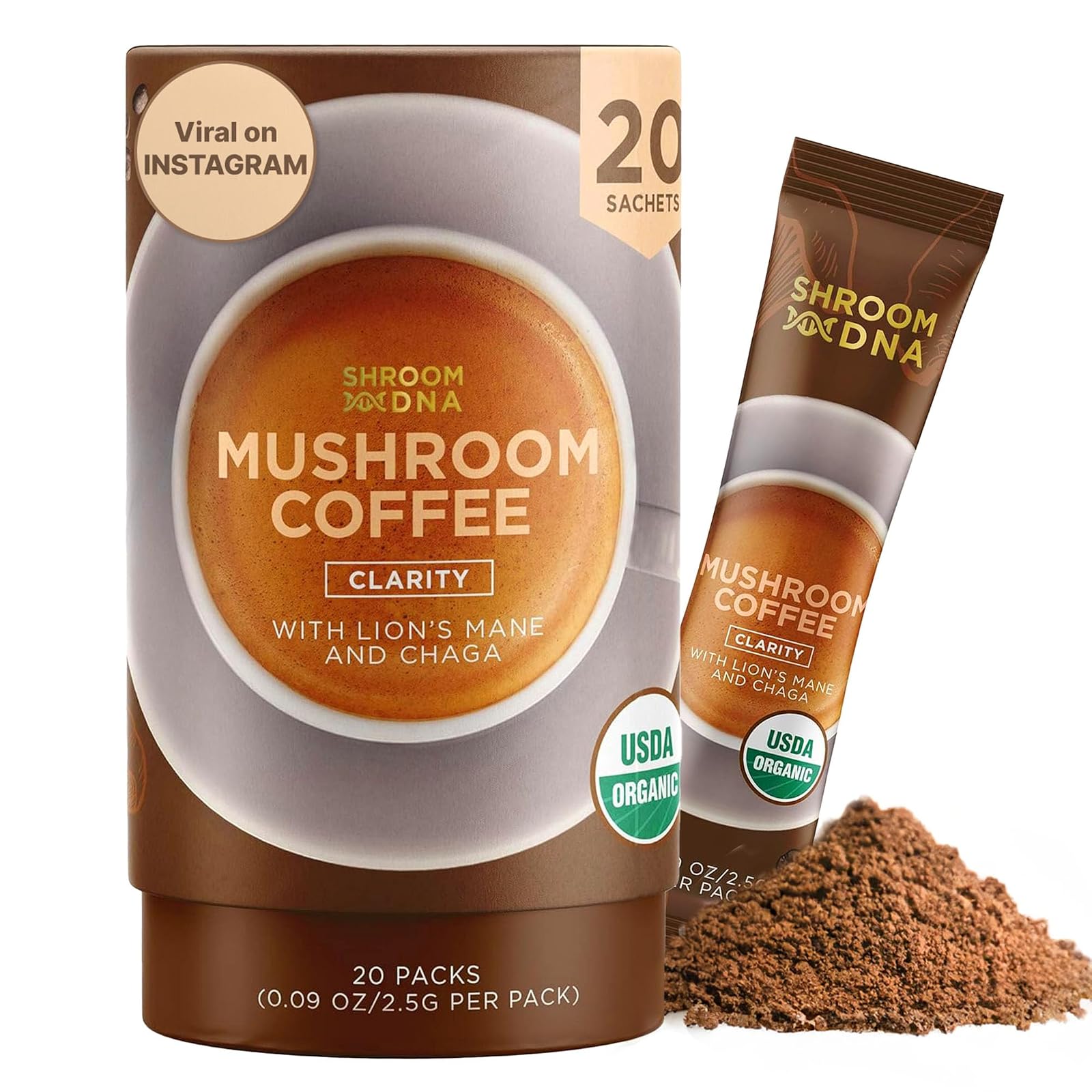 ShroomDNA mushroom coffee blend benefits