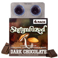Shrumfuzed dark chocolate mushrooms