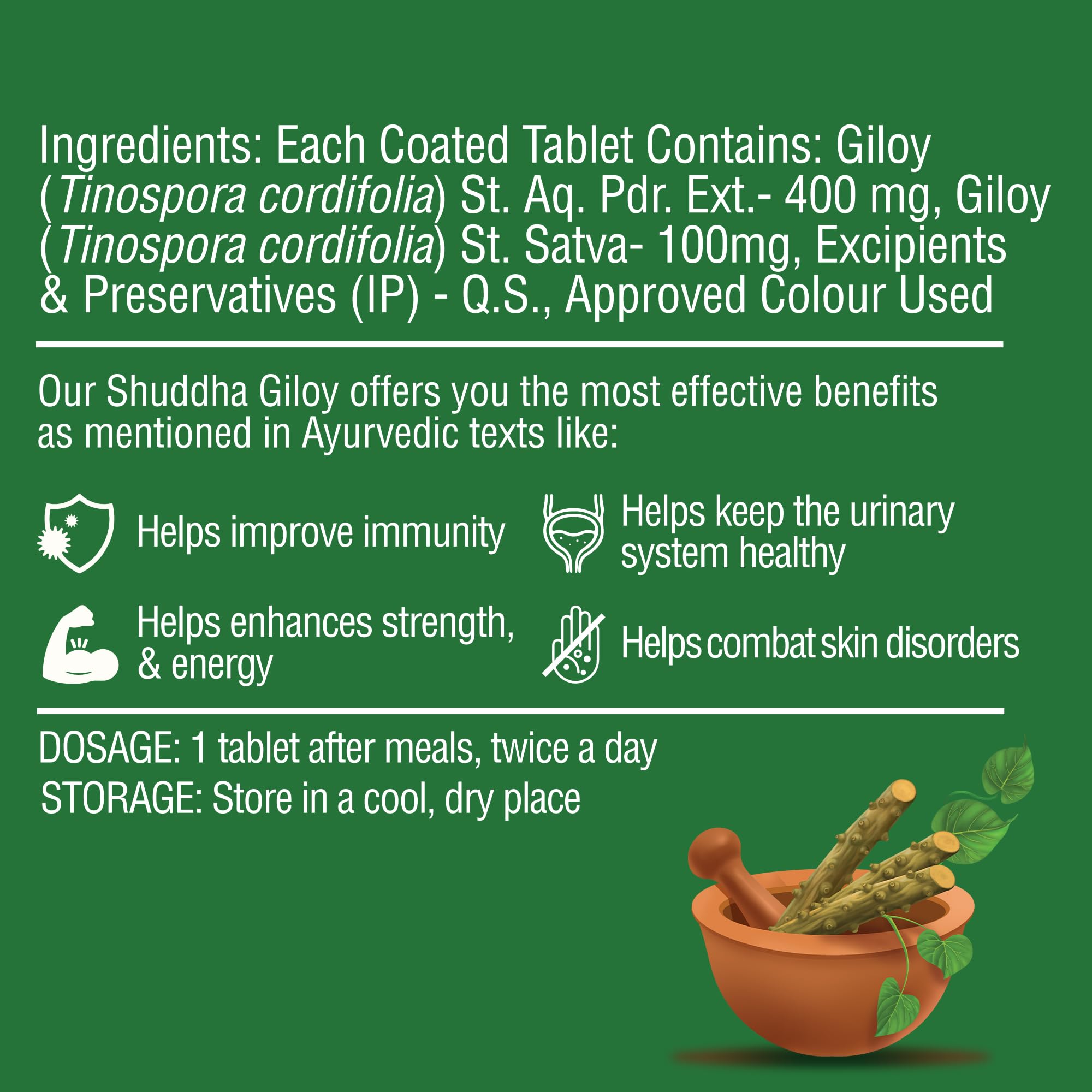 Shuddha Giloy for enhanced digestion