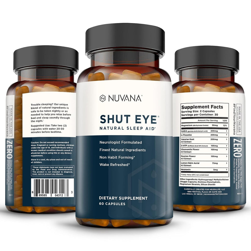 Shut Eye melatonin for better sleep