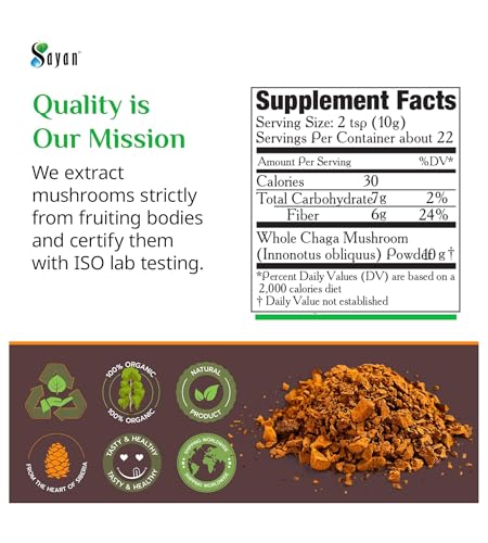 Siberian chaga for nutritional benefits