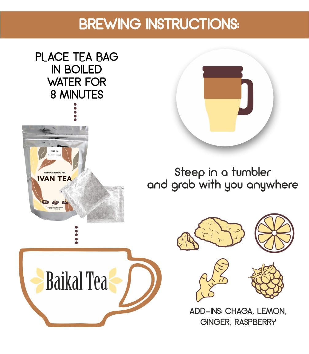 Siberian fireweed herbal detox tea