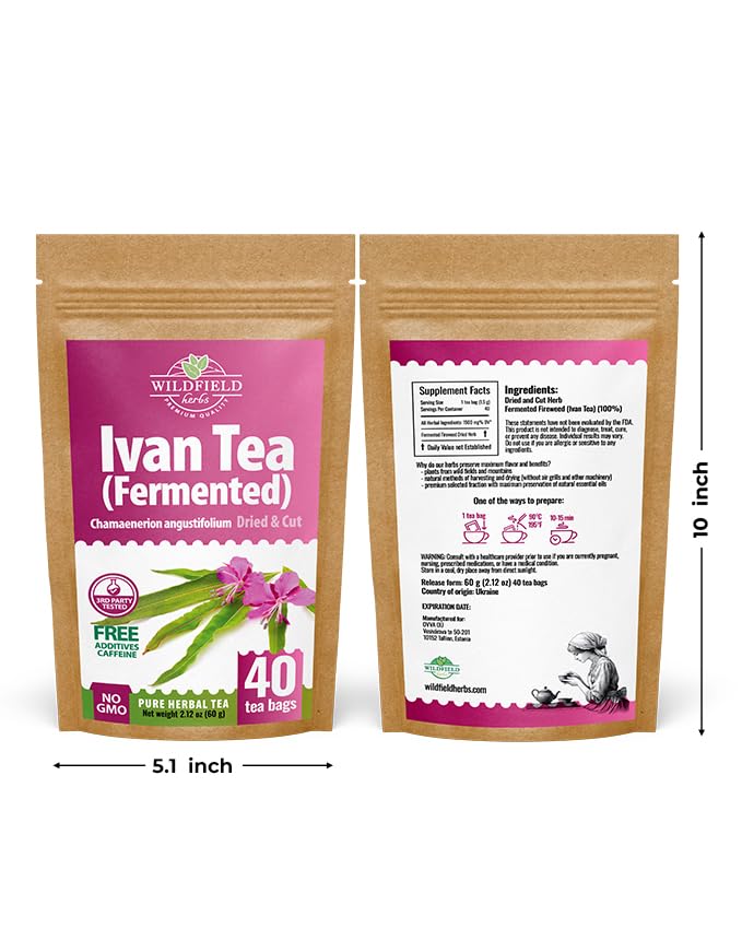 Siberian Fireweed tea in convenient bags
