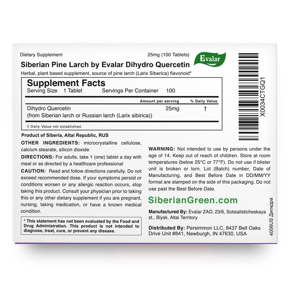 Siberian flavonoids for vitality