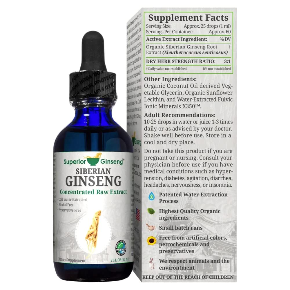 Siberian ginseng extract for vitality