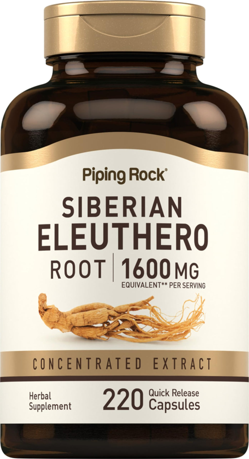 Siberian ginseng root capsules