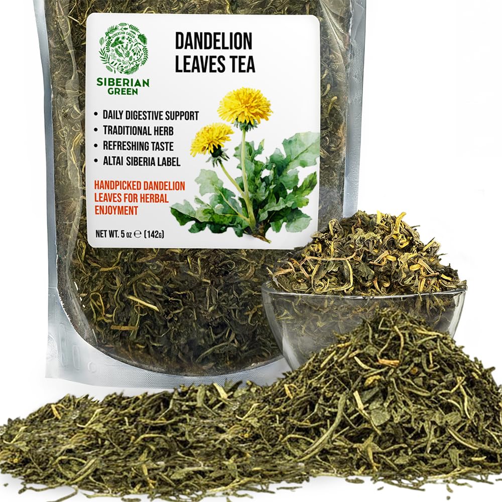 Siberian Green dandelion leaves tea benefits