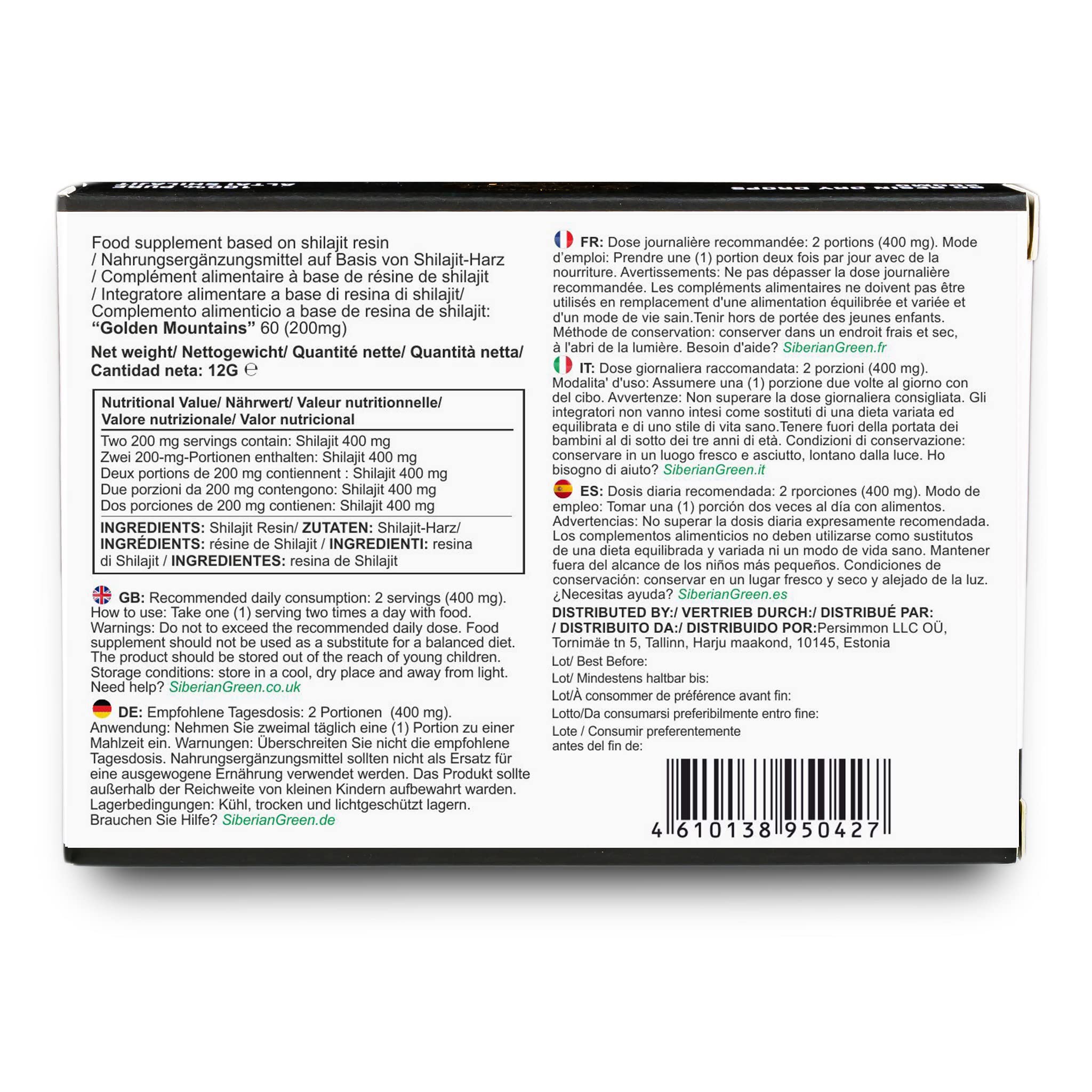 Siberian Green drops for immune support
