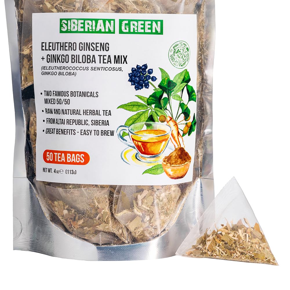 Siberian Green ginkgo tea bags