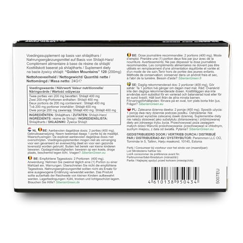 Siberian Green herbal energy drops