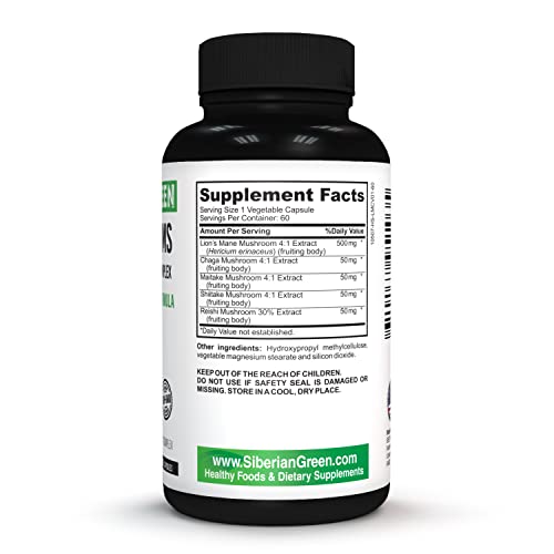 Siberian Green herbal mushroom blend