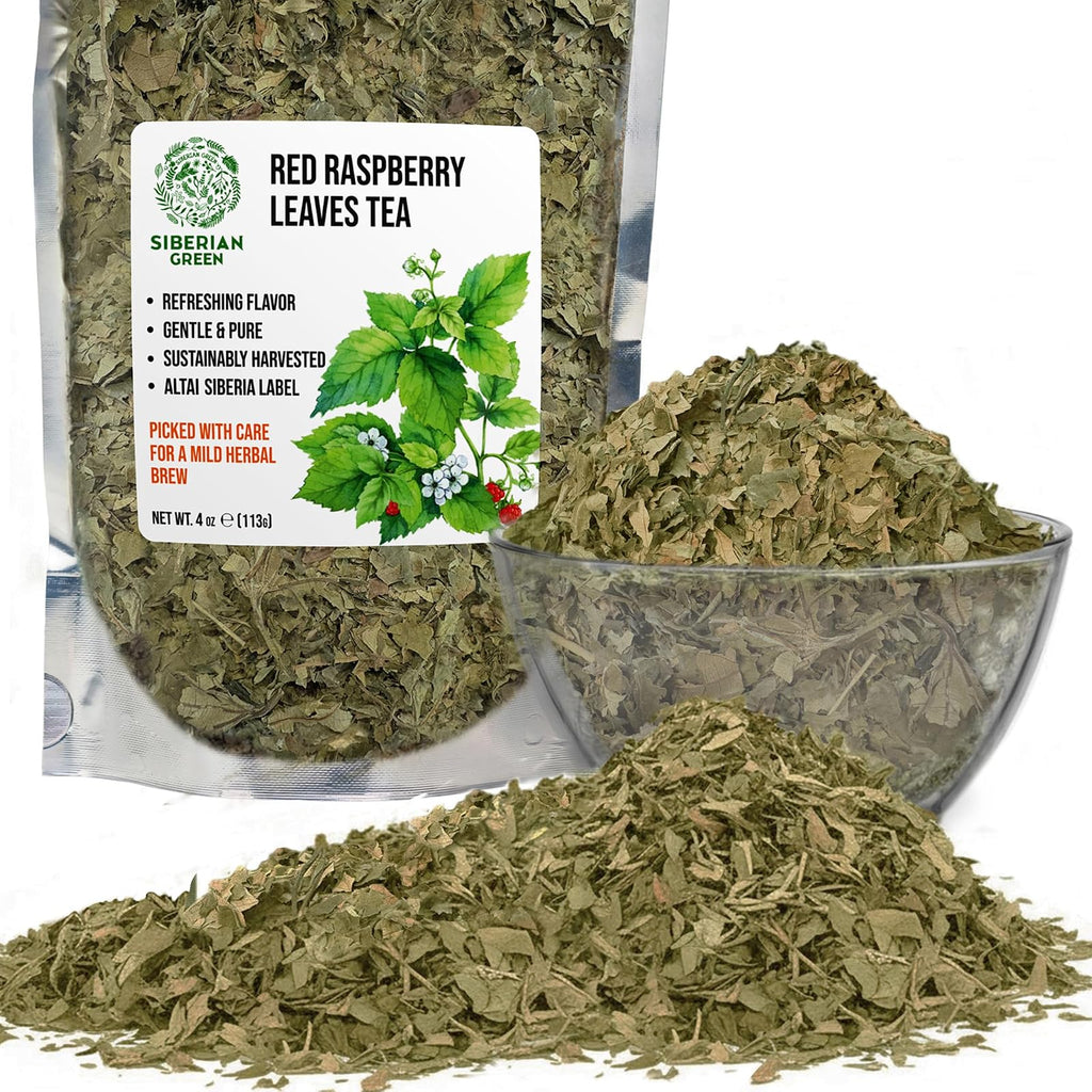 Siberian Green raspberry leaves tea
