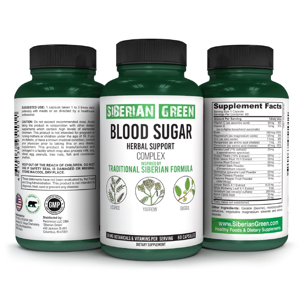 Siberian Green Sugar licorice root capsules