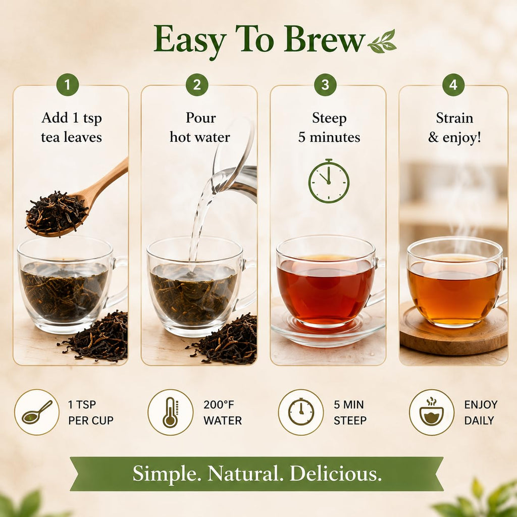 Siberian herbal tea with chamomile